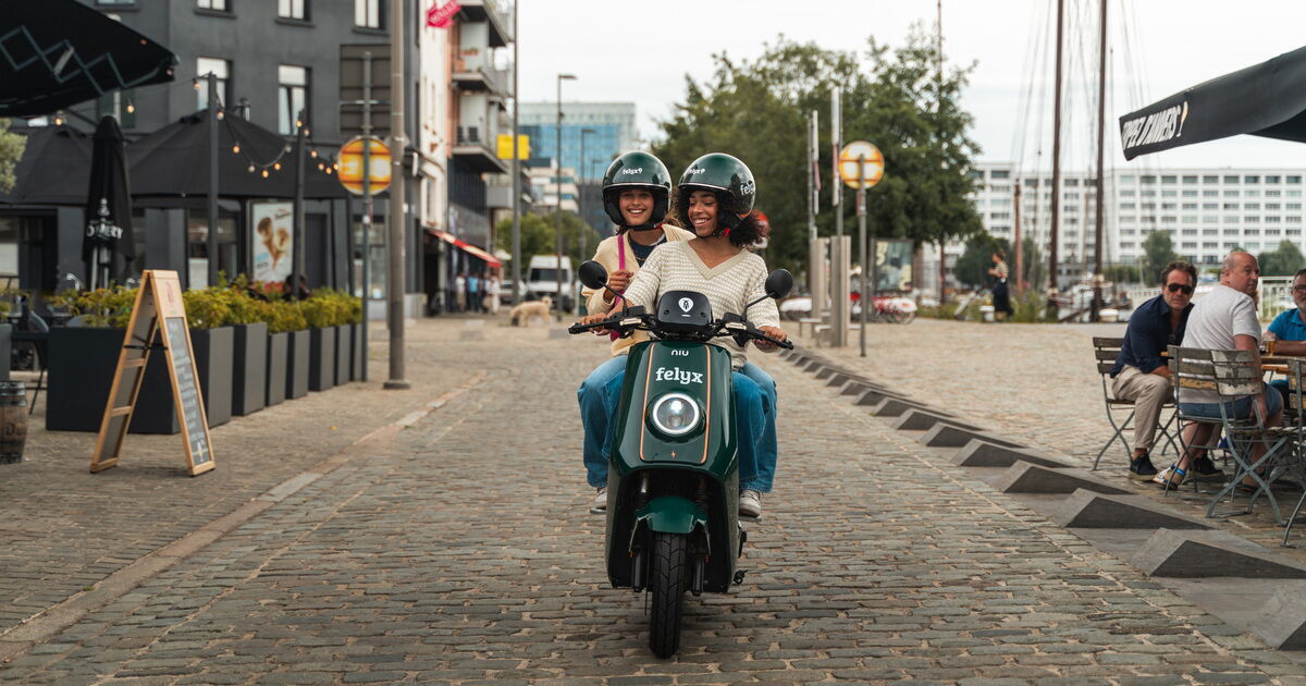 Felyx launches electric shared mopeds in Antwerp | Smart Ways to Antwerp